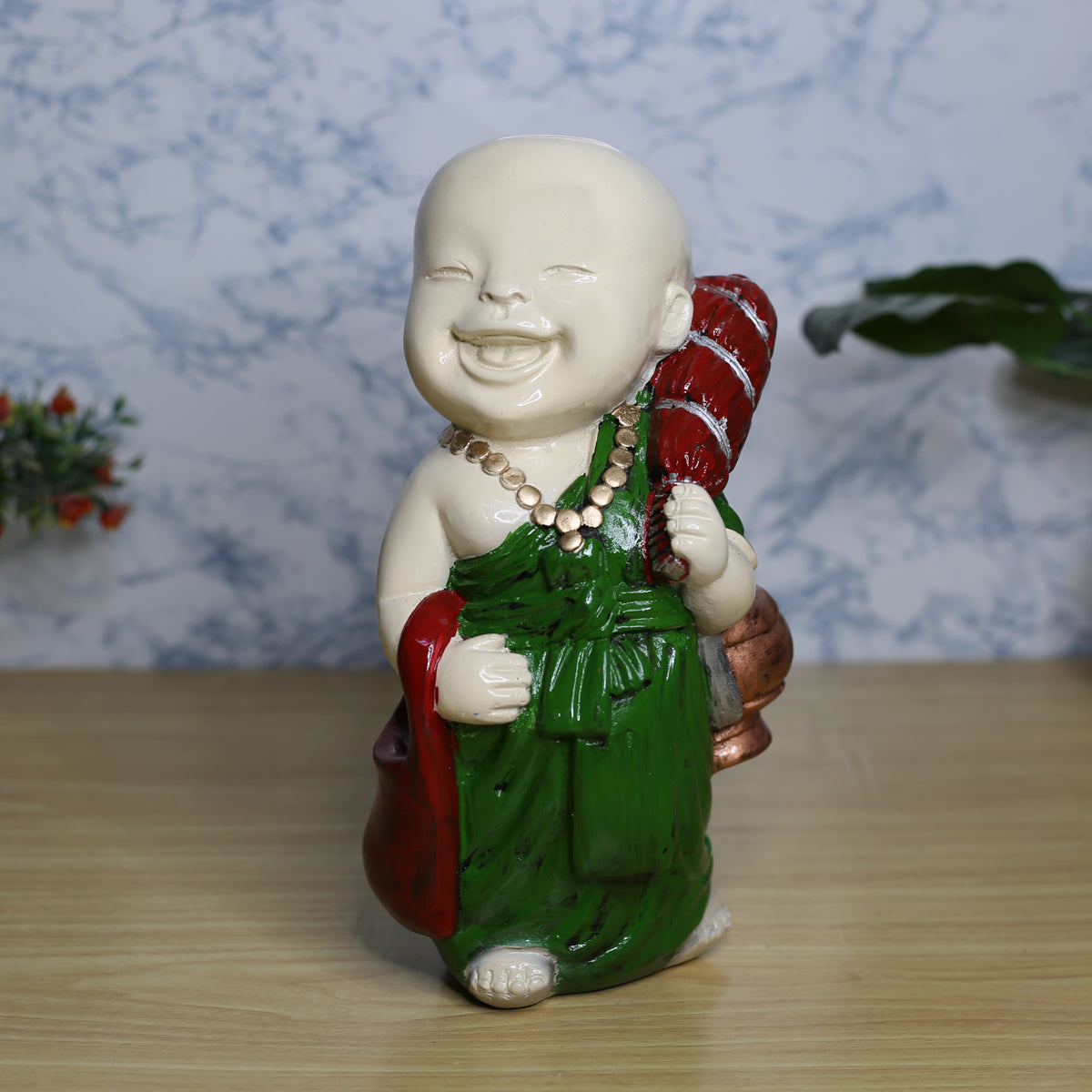 Buy Big Red Monks Statue(Feng Shui Items, Zen Garden) Online ...