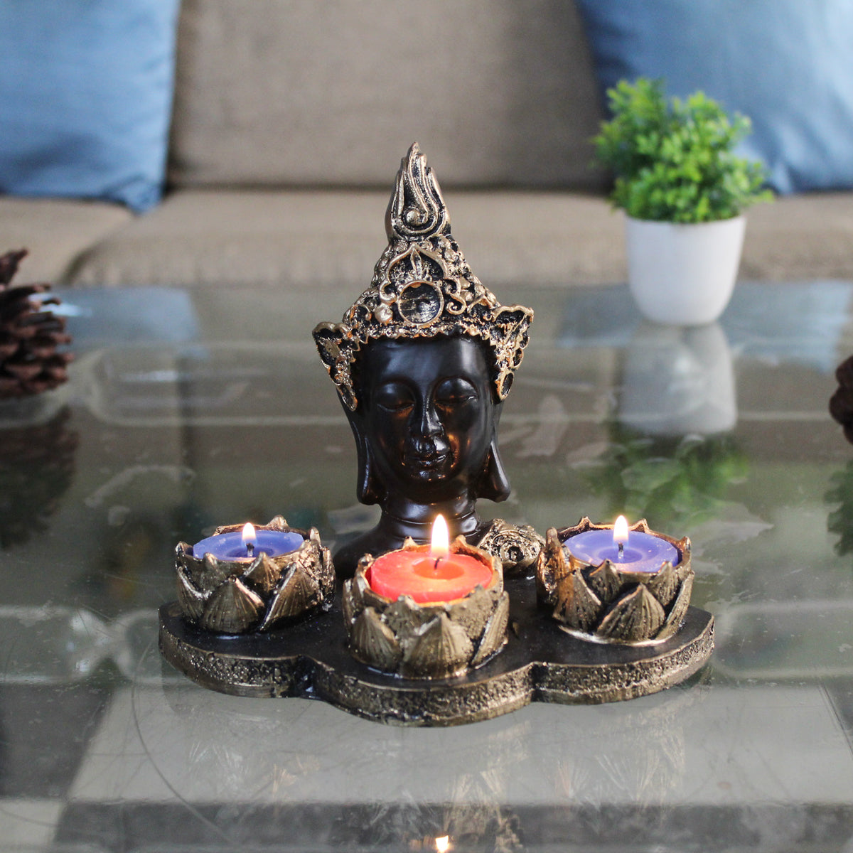 buy buddha diya online — Wonderland Garden Arts and Craft