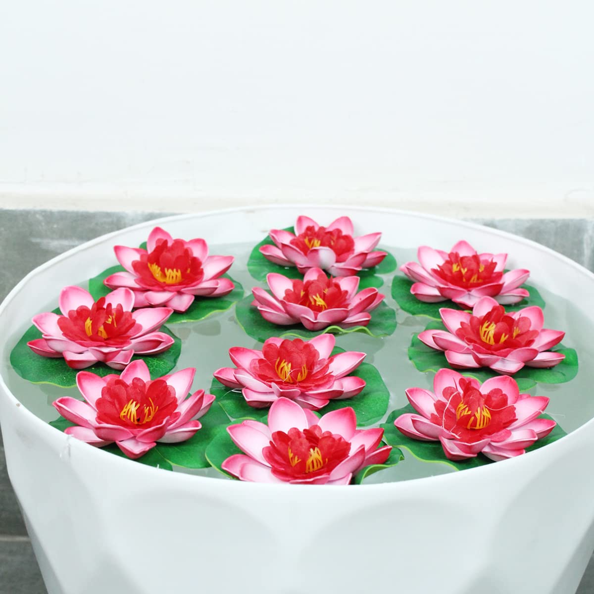 14Pcs Artificial Flowers fabulous Simulated Lotus