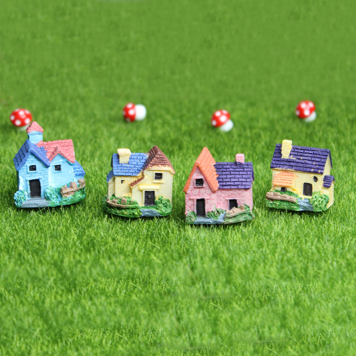 Buy Small Colourful Miniature Houses Toys Online — Wonderland Garden ...