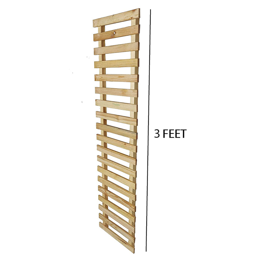 Buy 3 feet Wooden Hanging Wall Frame/pot stand for home Online ...