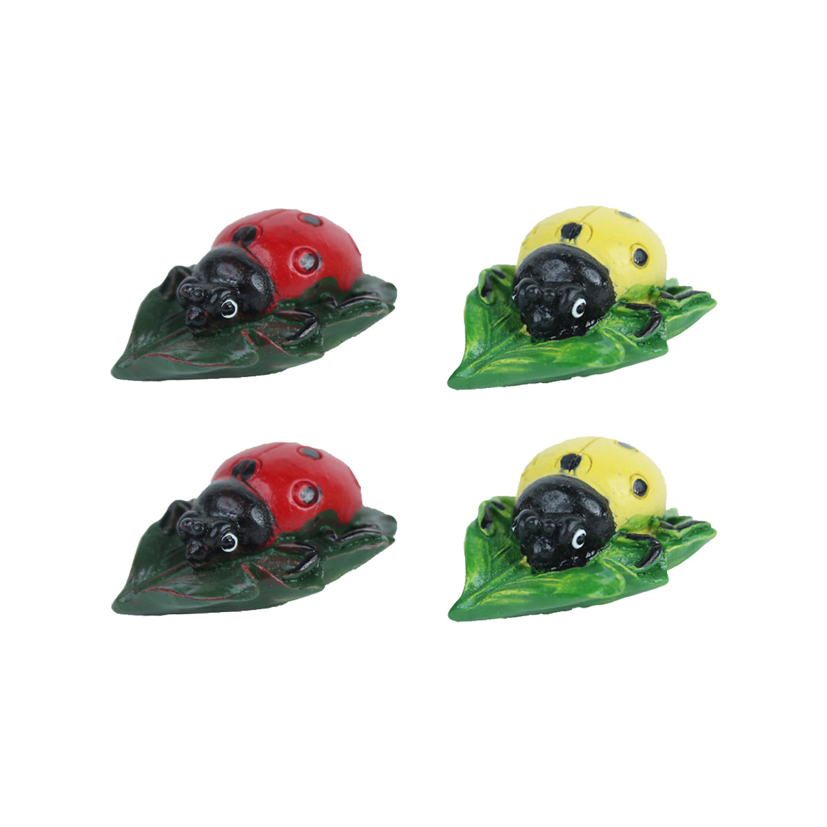 Buy Set of 4 Miniature ladybug Online — Wonderland Garden Arts and Craft