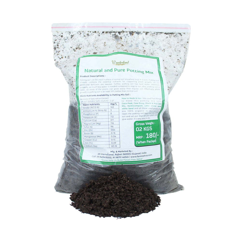 Buy Premium Potting Mix in 5 kg packet Online — Wonderland Garden Arts ...